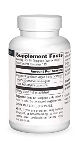 nutrient-rich blue green algae supplement
