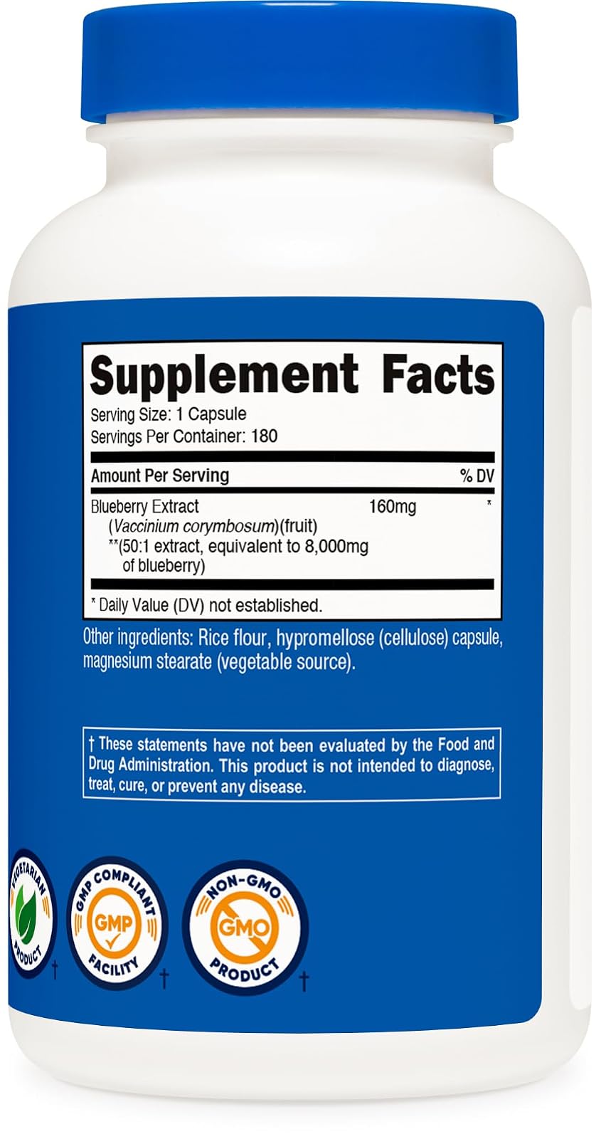 nutrient-rich blueberry extract supplement
