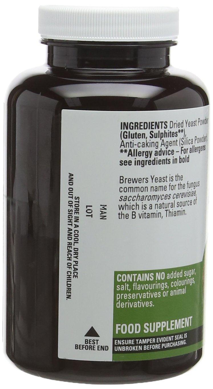 nutrient-rich Brewers Yeast tablets