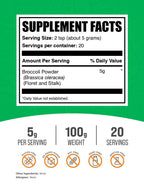 nutrient-rich broccoli powder supplement