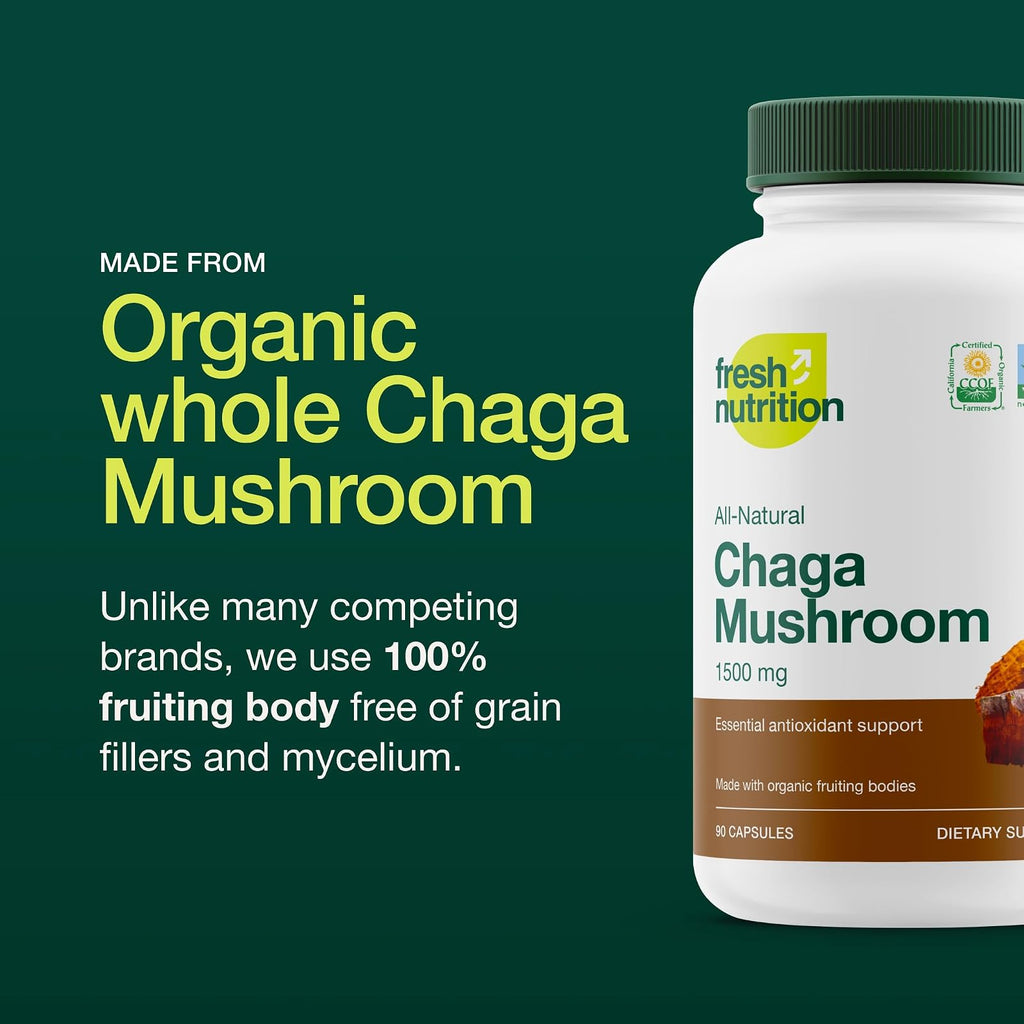 nutrient-rich chaga for immune support