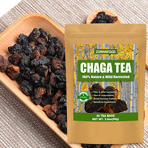 nutrient-rich chaga herbal tea