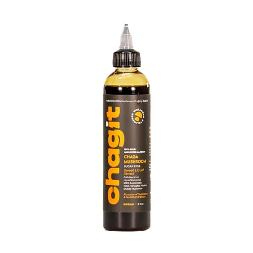 Nutrient-rich chaga mushroom liquid