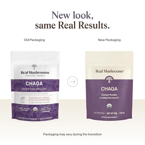 nutrient-rich chaga powder supplement
