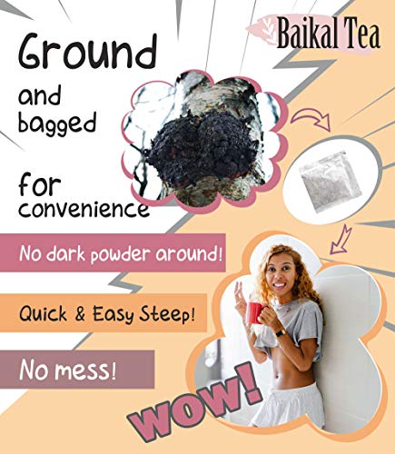 nutrient-rich chaga tea infusion