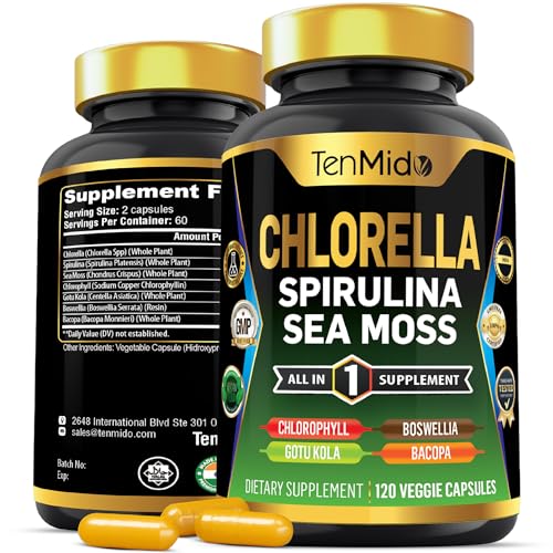 nutrient-rich chlorella capsules for wellness