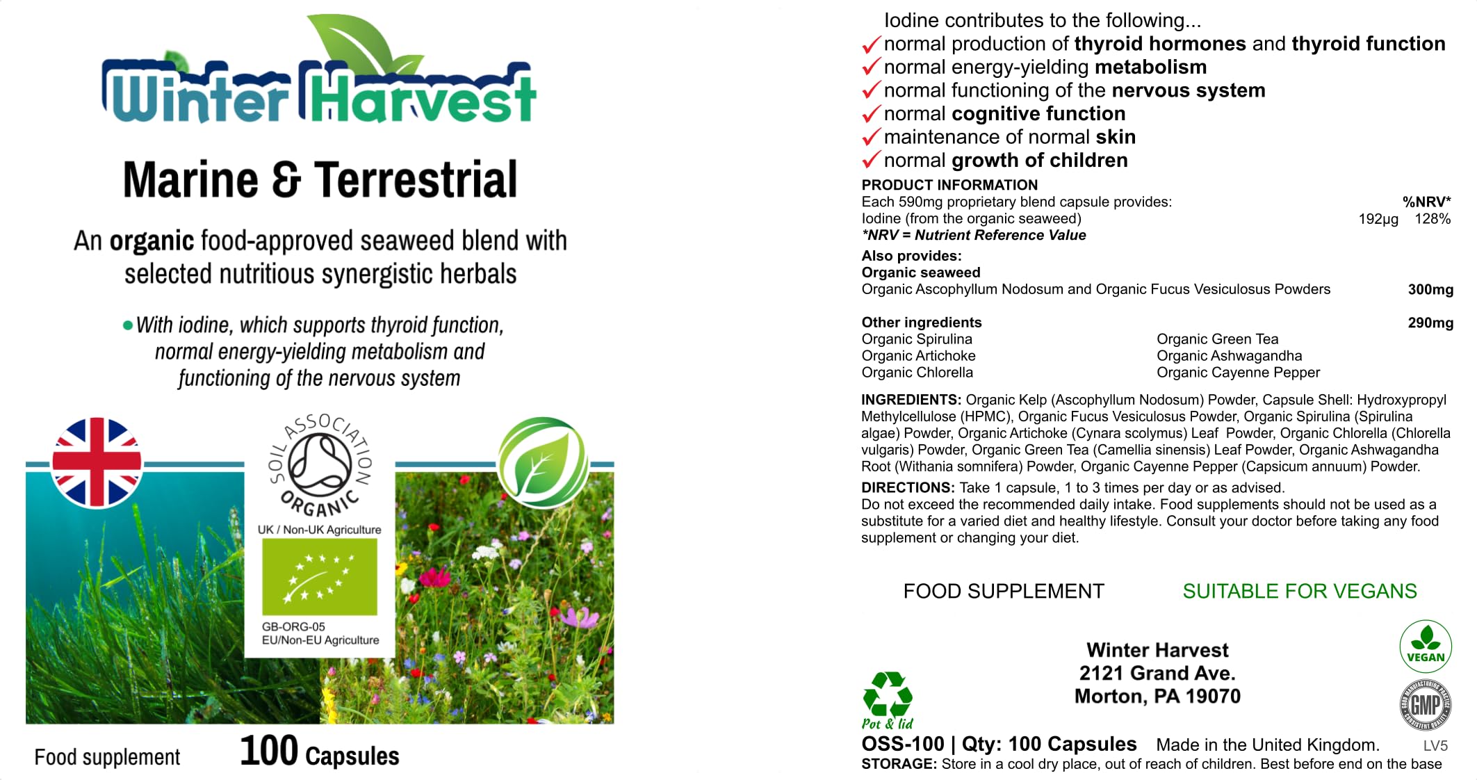 nutrient-rich chlorella capsules