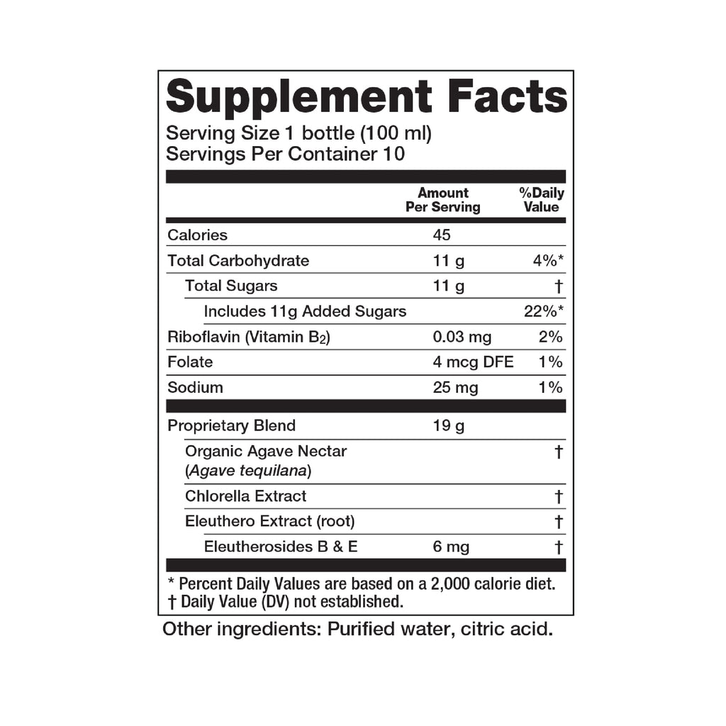 nutrient-rich chlorella drink