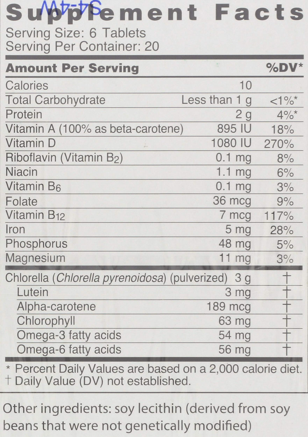 nutrient-rich chlorella for energy