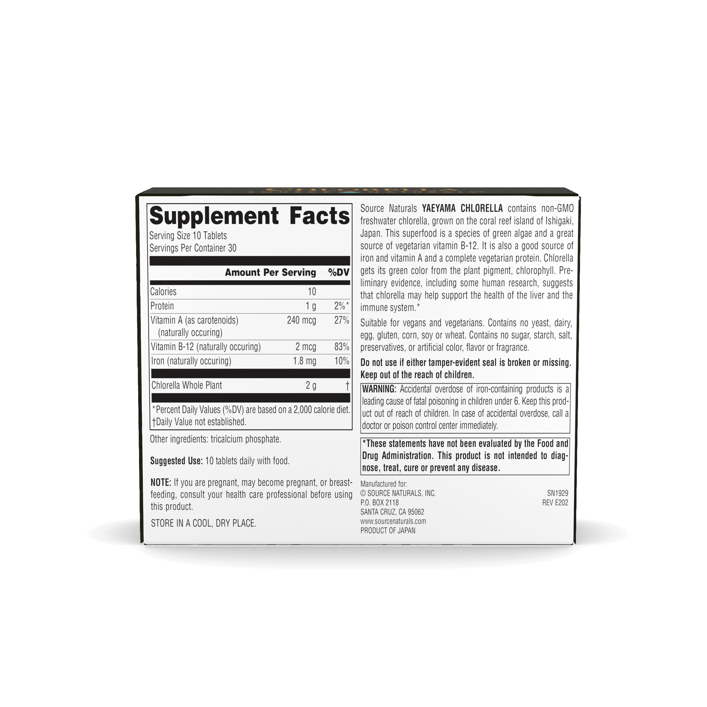 nutrient-rich chlorella for overall health