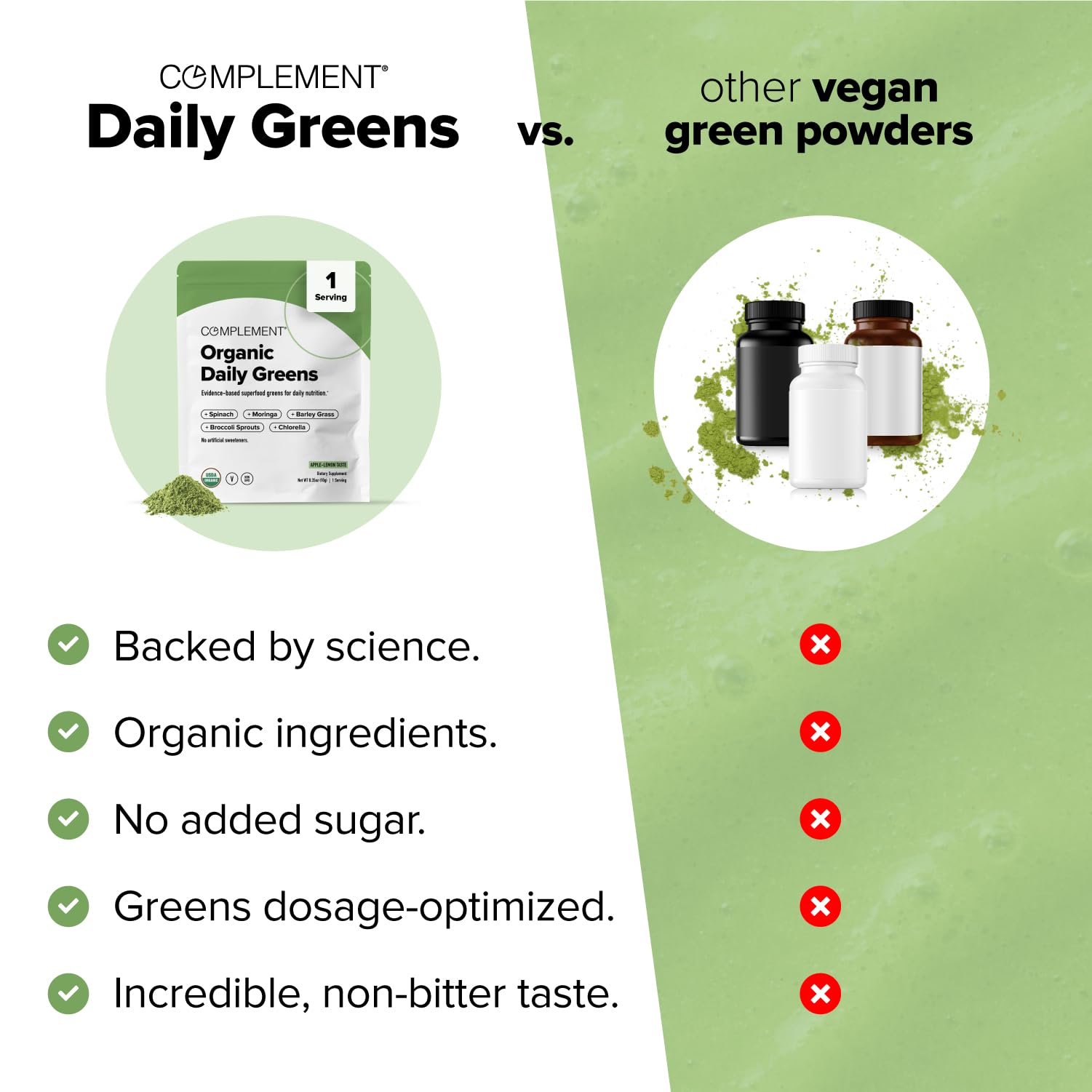 nutrient-rich chlorella plant powder