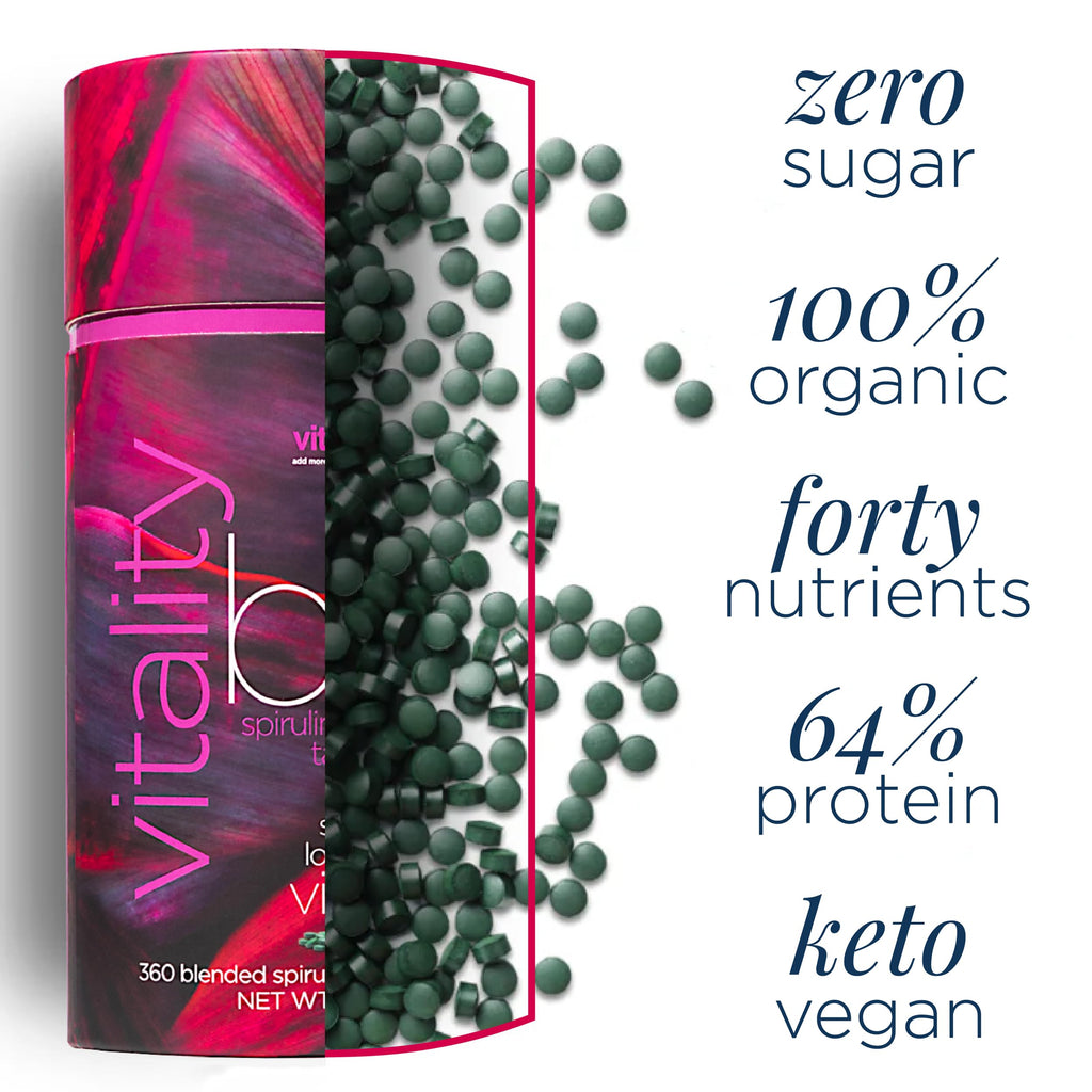 nutrient-rich chlorella plant tablets