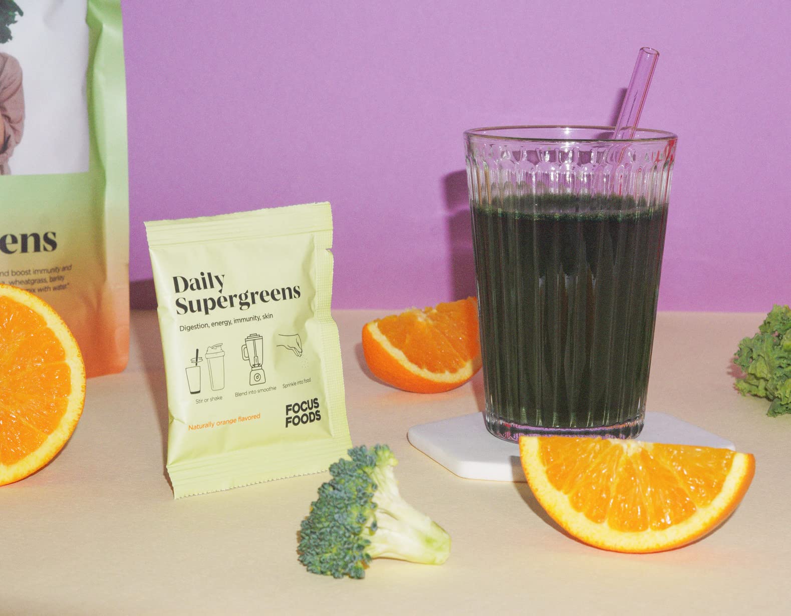 nutrient-rich chlorella powder mix