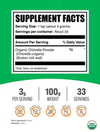 nutrient-rich chlorella powder supplement