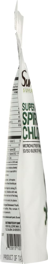 nutrient-rich chlorella spirulina superfood