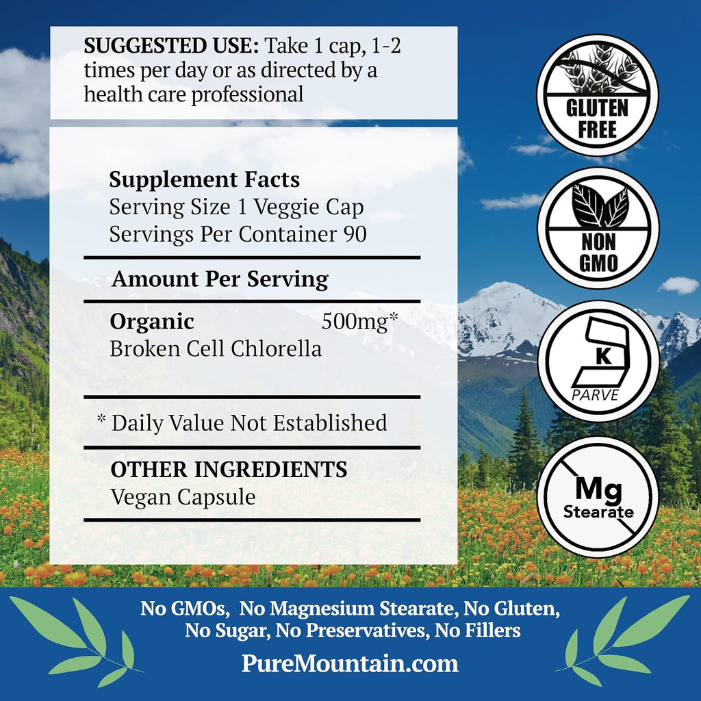 nutrient-rich chlorella superfood supplement