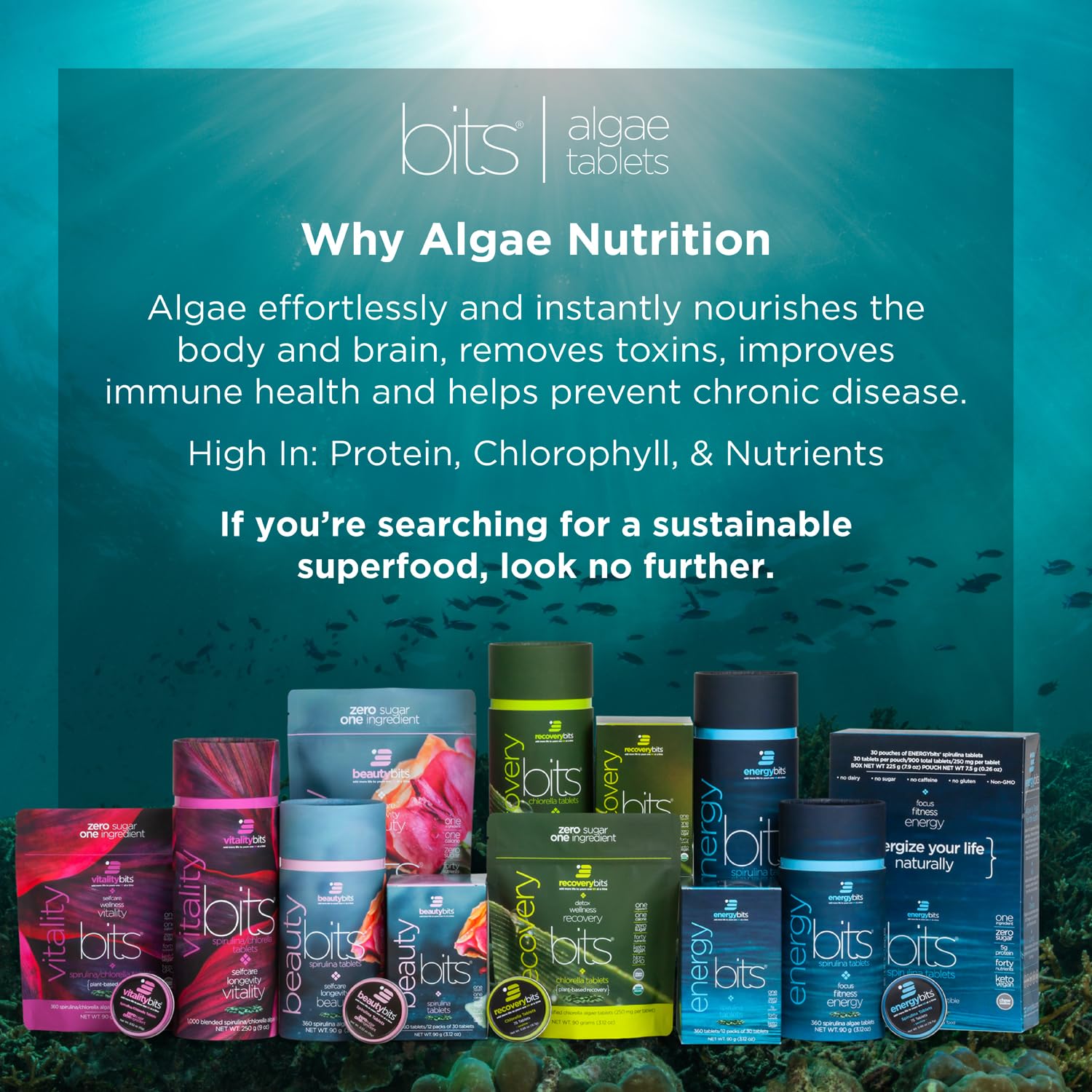 nutrient-rich chlorella superfood