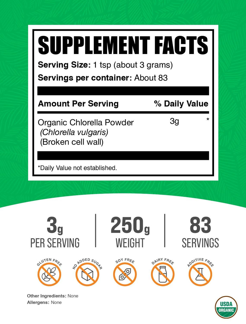 nutrient-rich chlorella supplement Canada