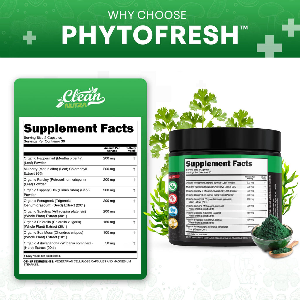nutrient-rich chlorophyll for body detox