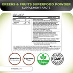 nutrient-rich chocolate greens powder