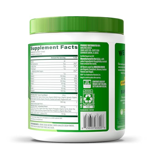 nutrient-rich chocolate greens powder