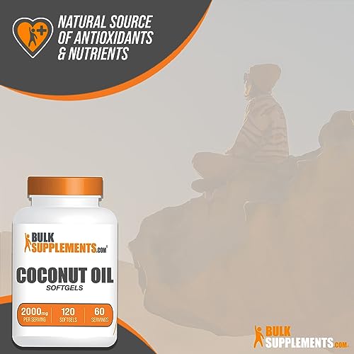 Nutrient-rich coconut oil capsules