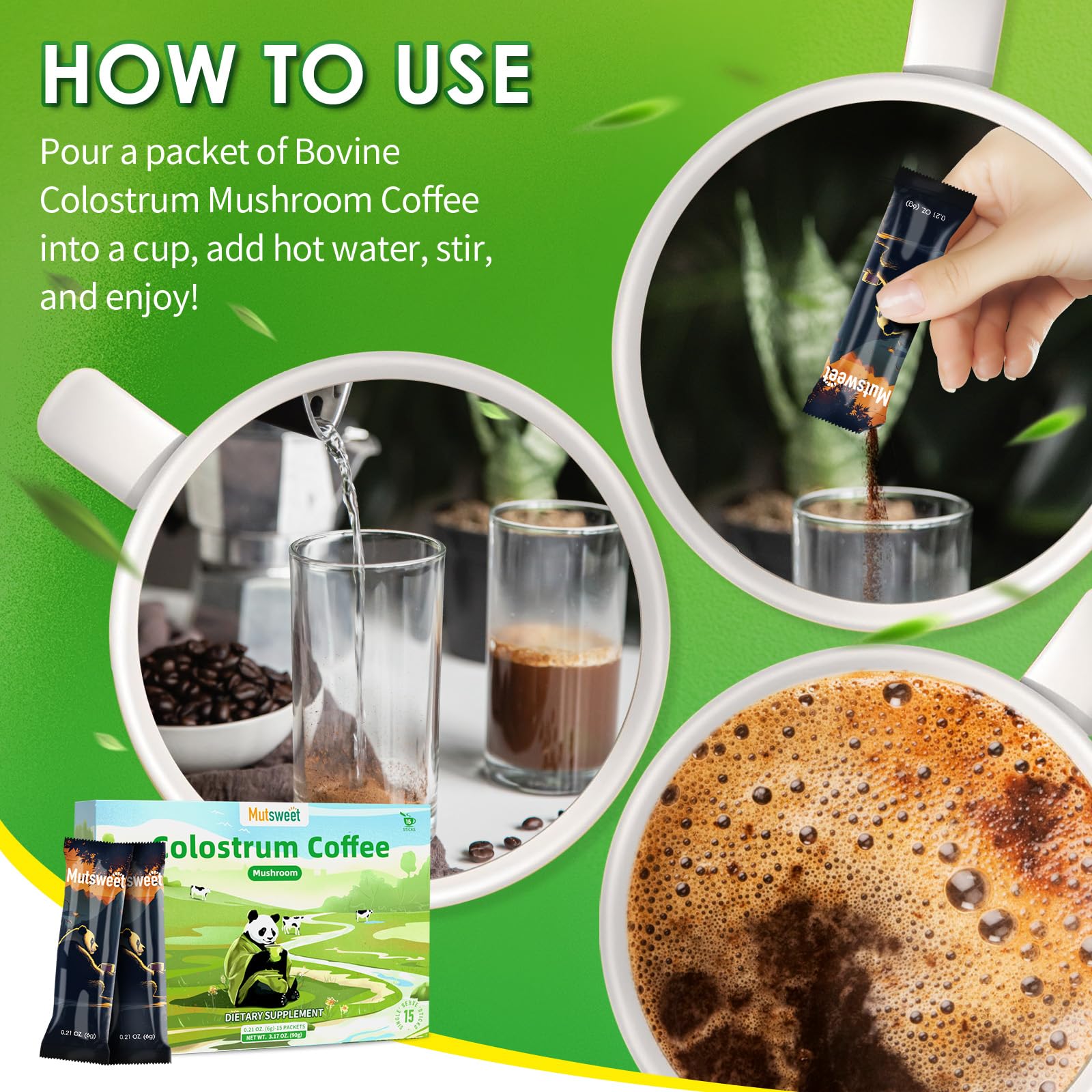 Nutrient-rich coffee for vitality