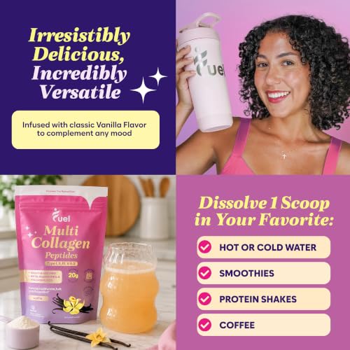 Nutrient-rich collagen peptides drink