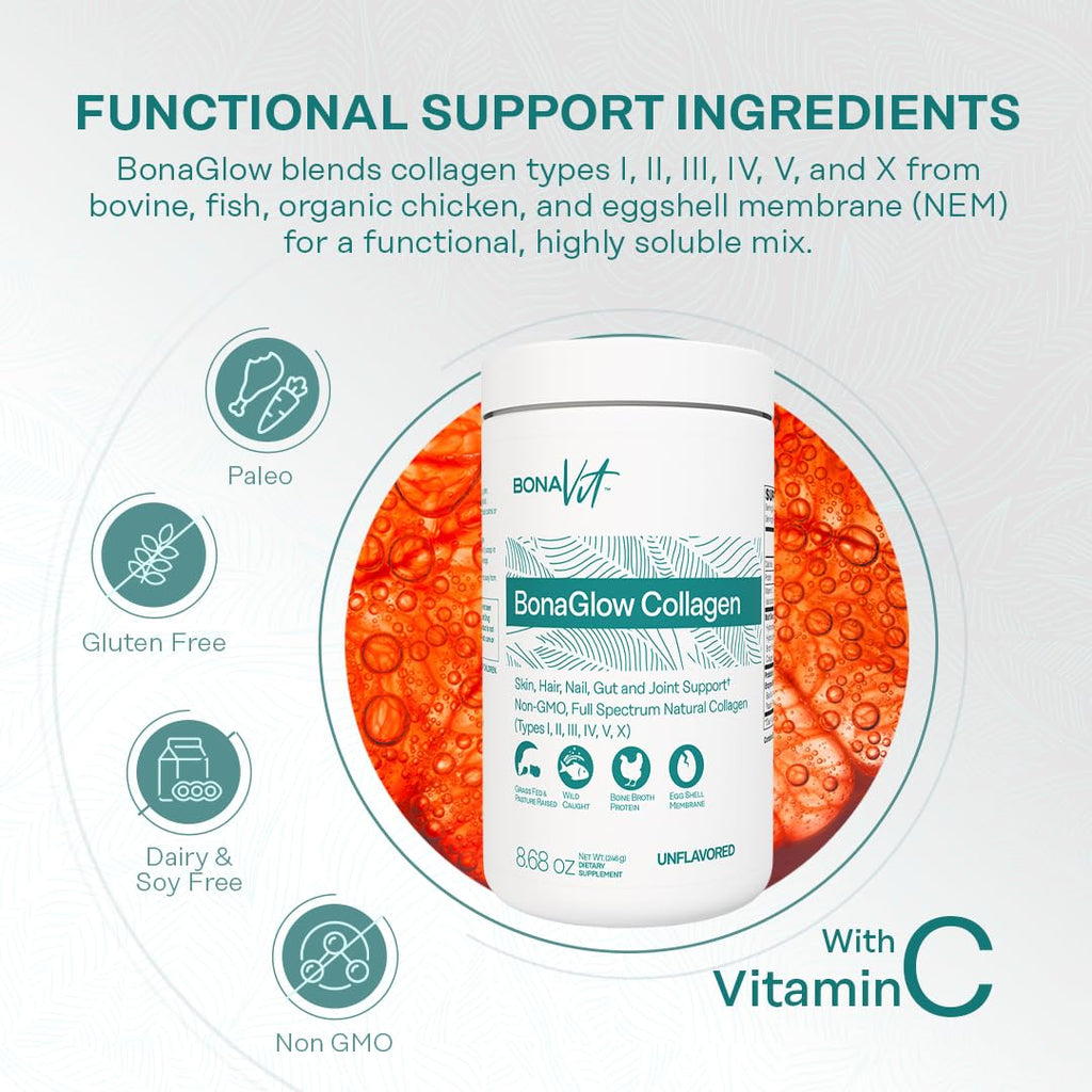 nutrient-rich collagen powder supplement