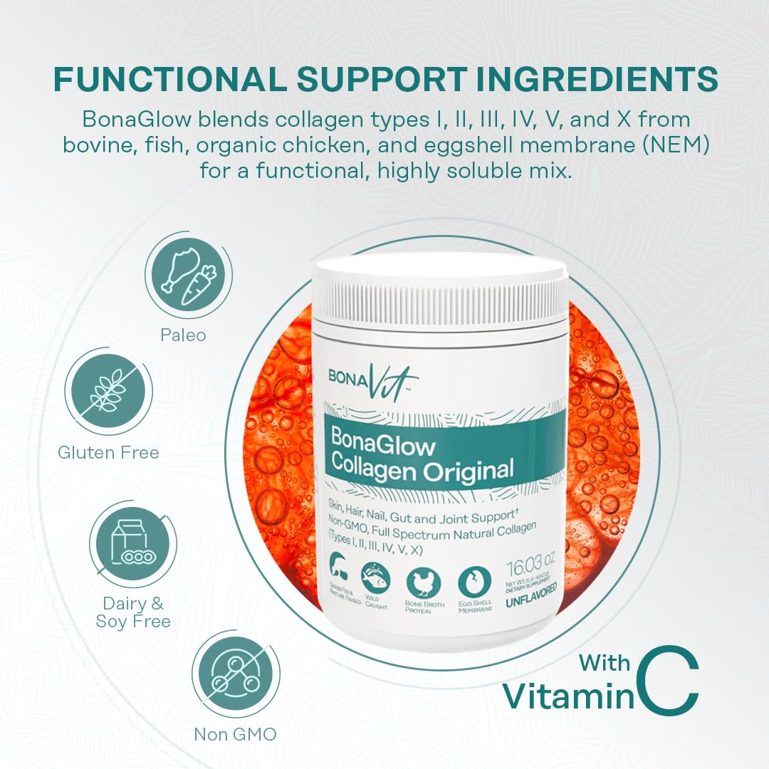 nutrient-rich collagen powder supplement
