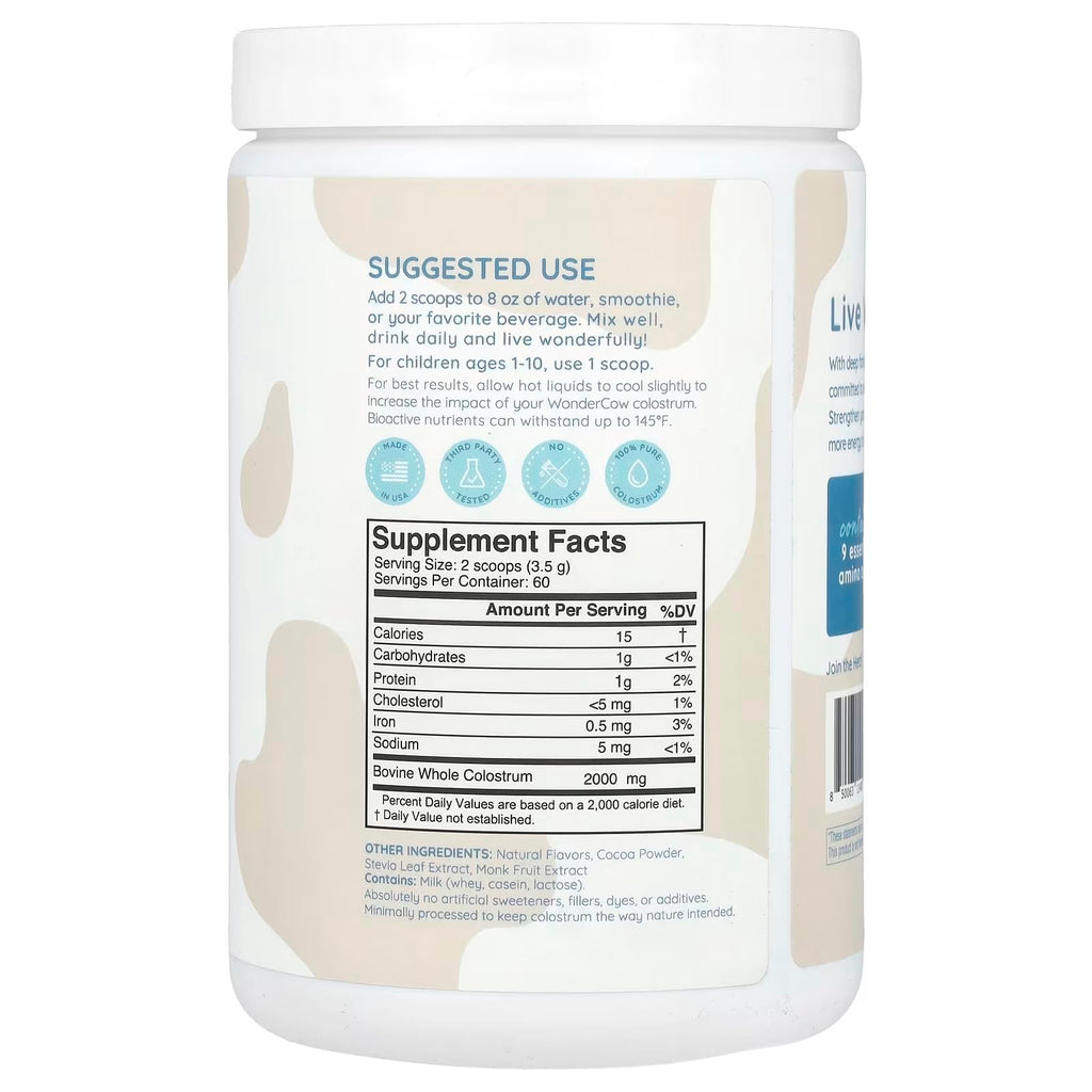 nutrient-rich colostrum for energy