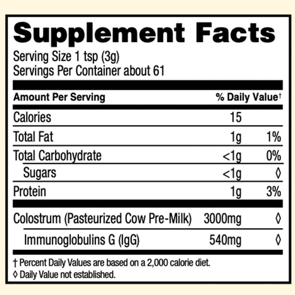 nutrient-rich colostrum for kids