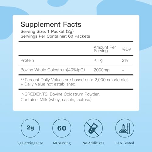 nutrient-rich colostrum for overall vitality