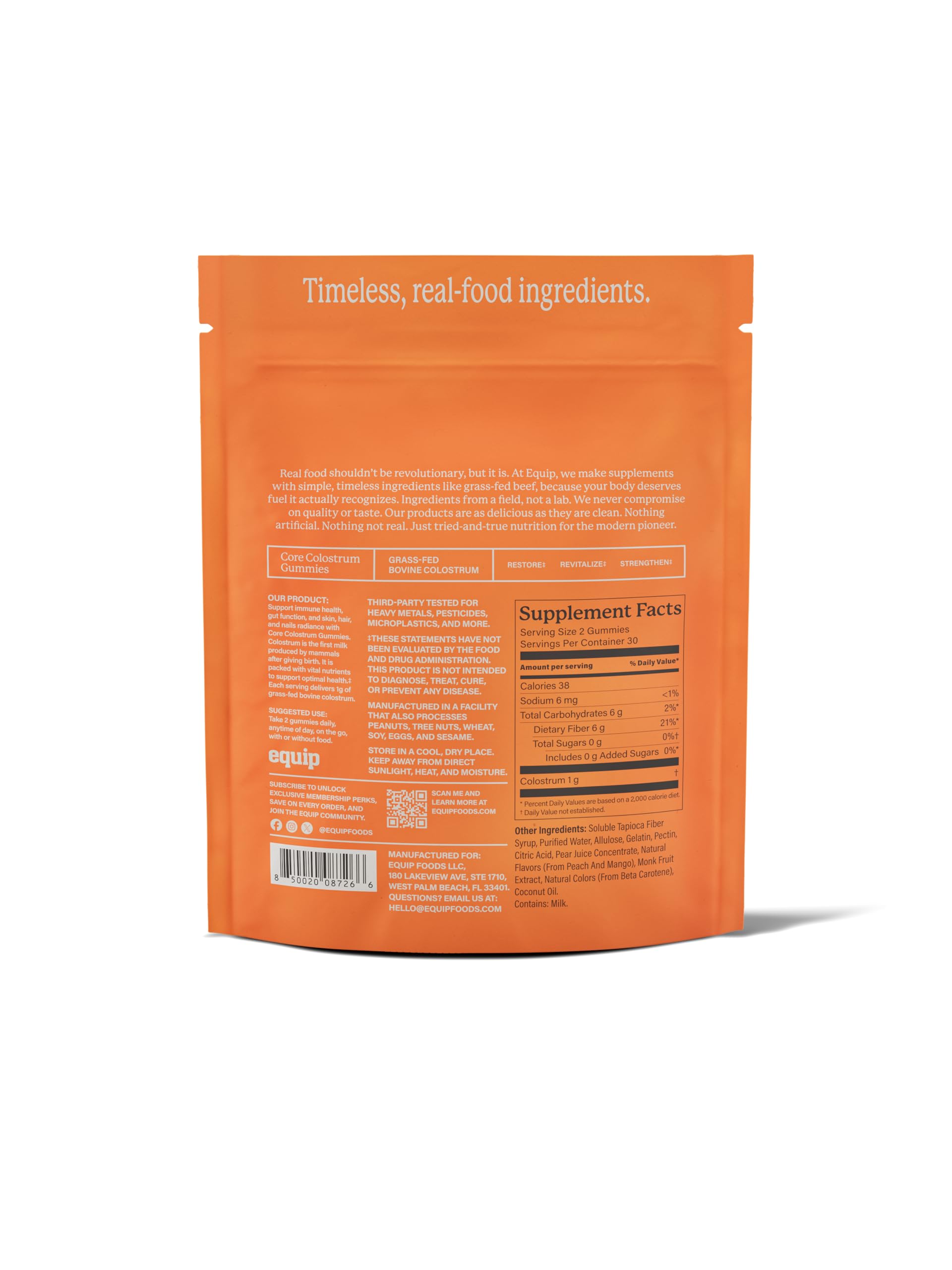 nutrient-rich colostrum for vitality
