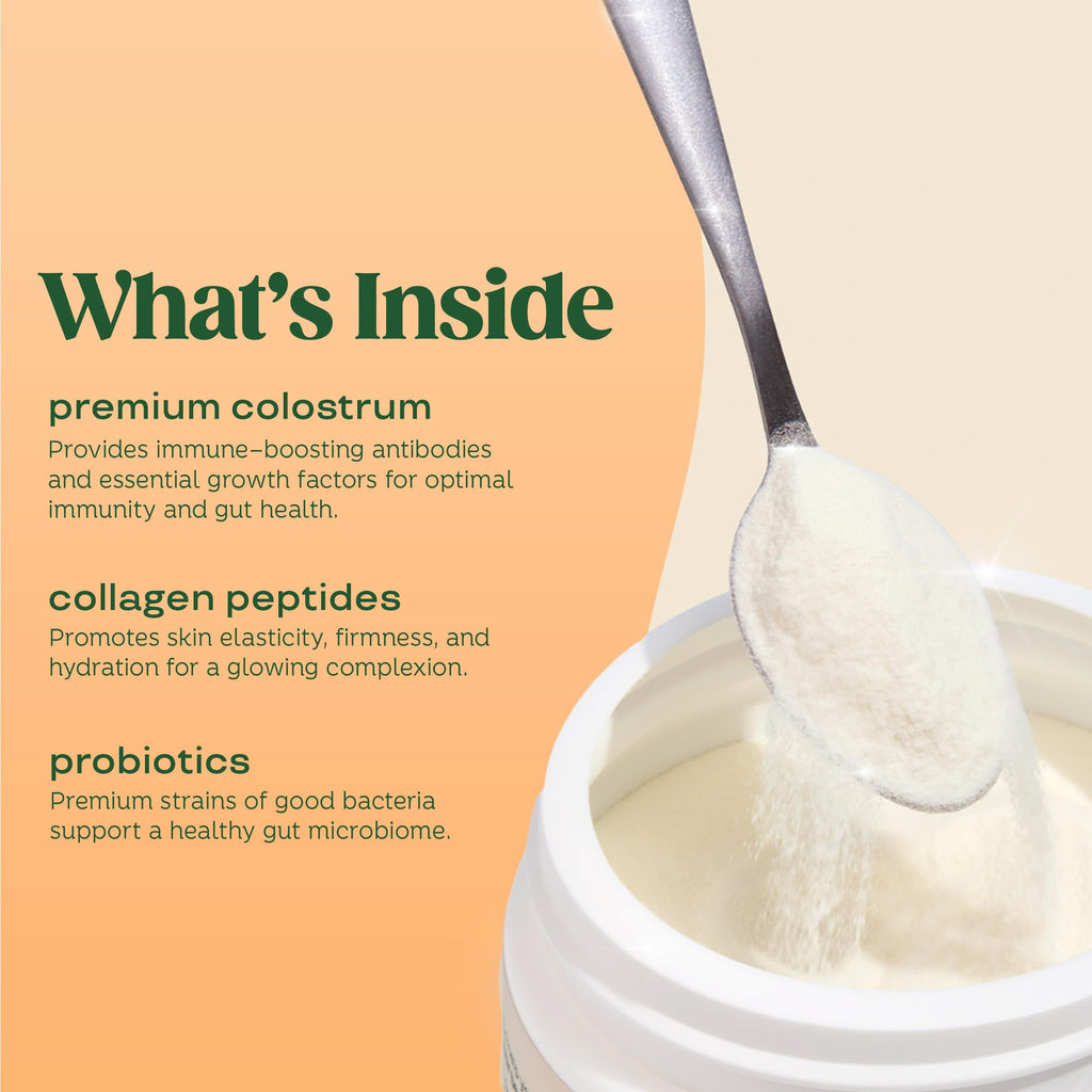 nutrient-rich colostrum for vitality