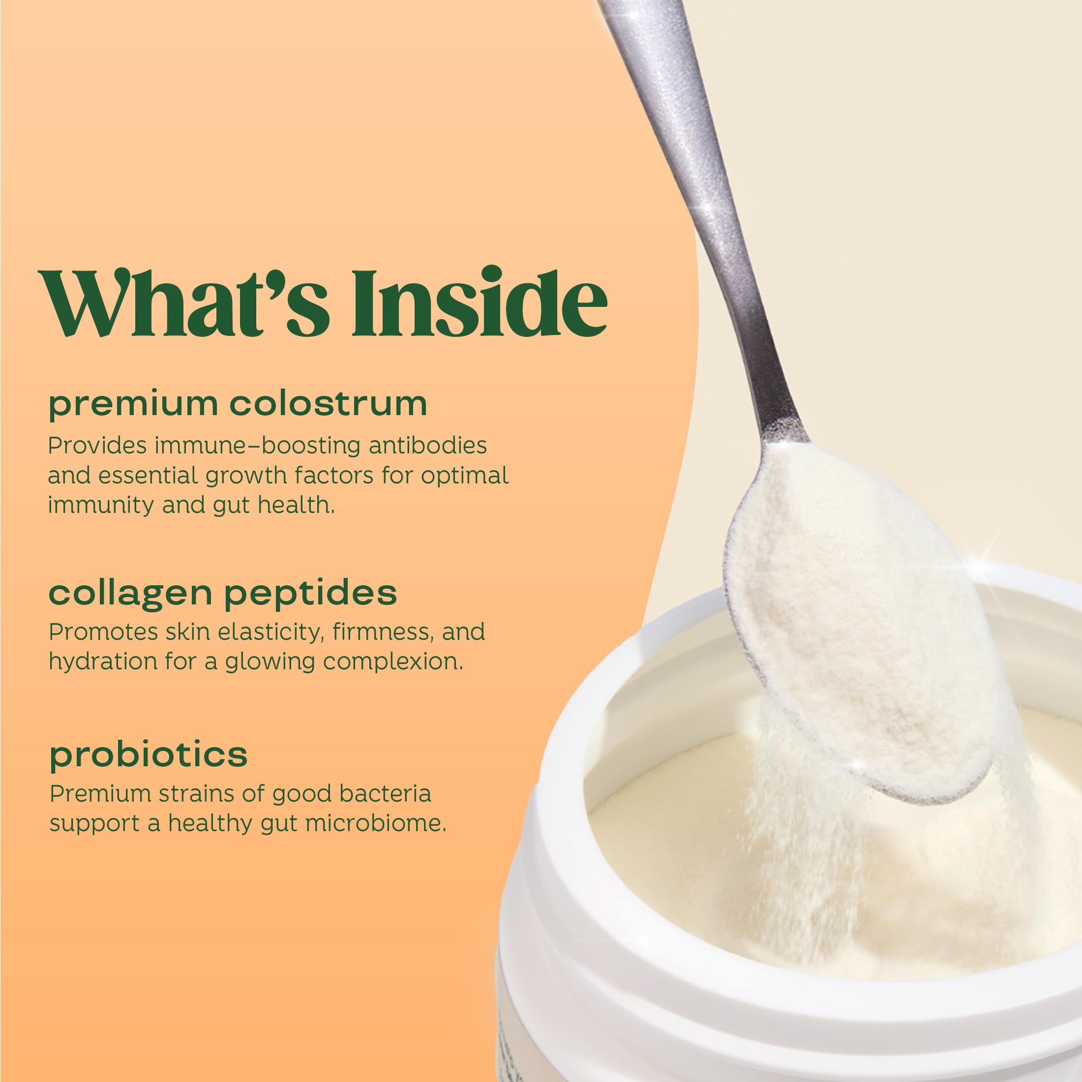 nutrient-rich colostrum for vitality