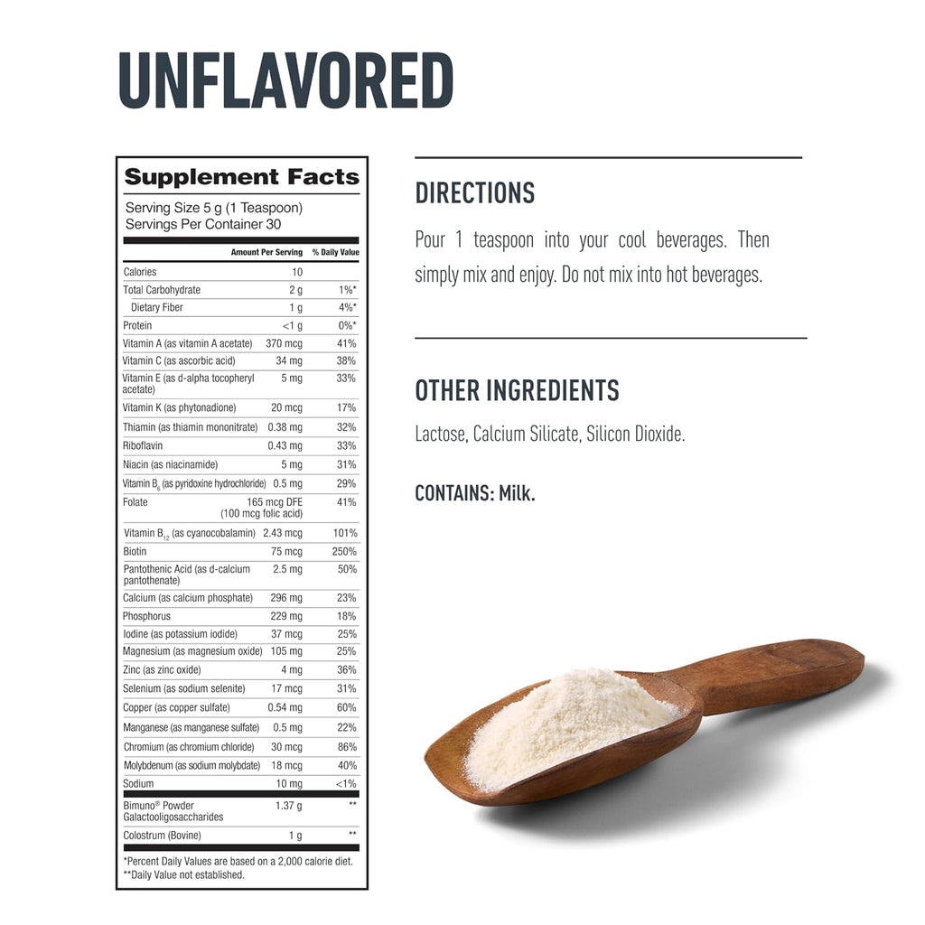 nutrient-rich colostrum multivitamin supplement