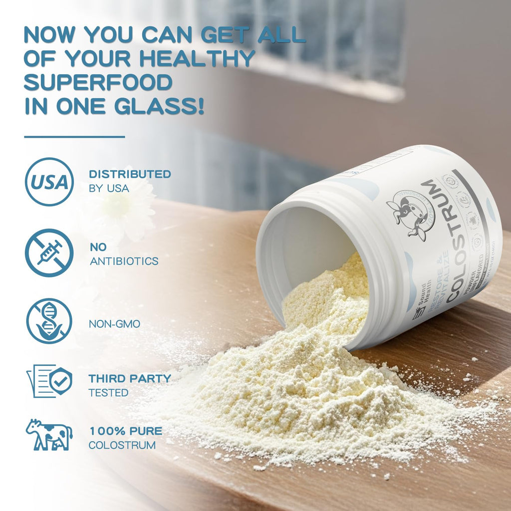 nutrient-rich colostrum powder supplement
