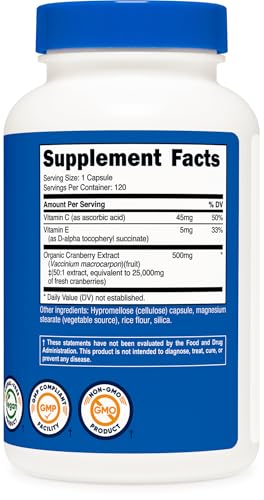 nutrient-rich cranberry supplement