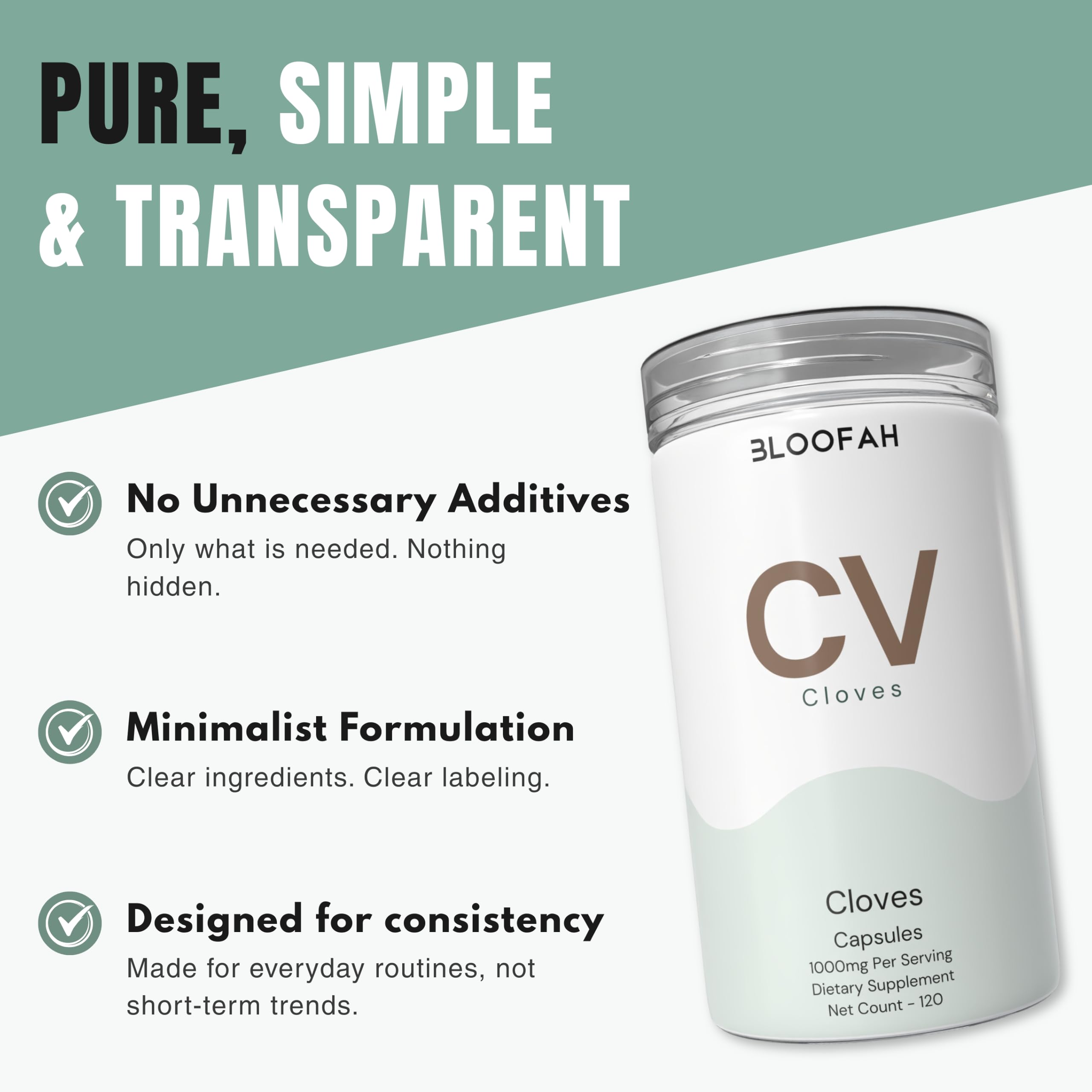 Nutrient-rich CV Cloves Capsules supplement