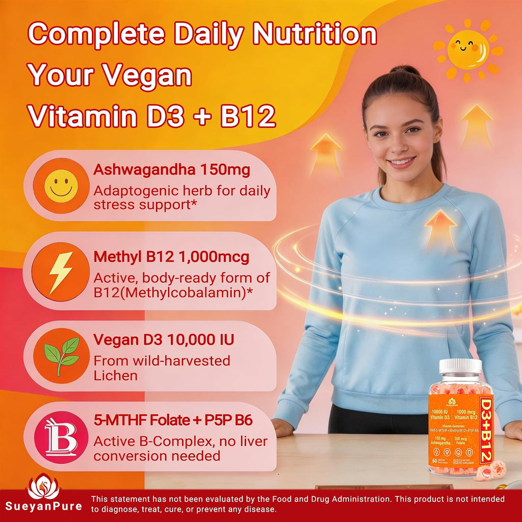nutrient-rich D3 B12 gummy formula