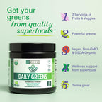 Nutrient-rich daily greens supplement