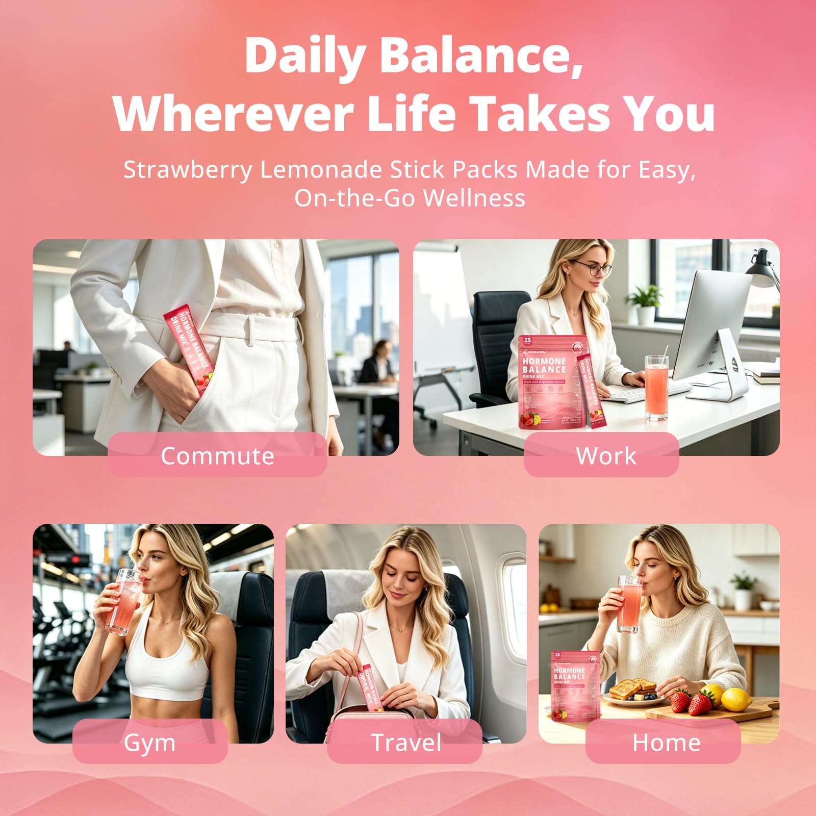 Nutrient-rich drink mix for balance