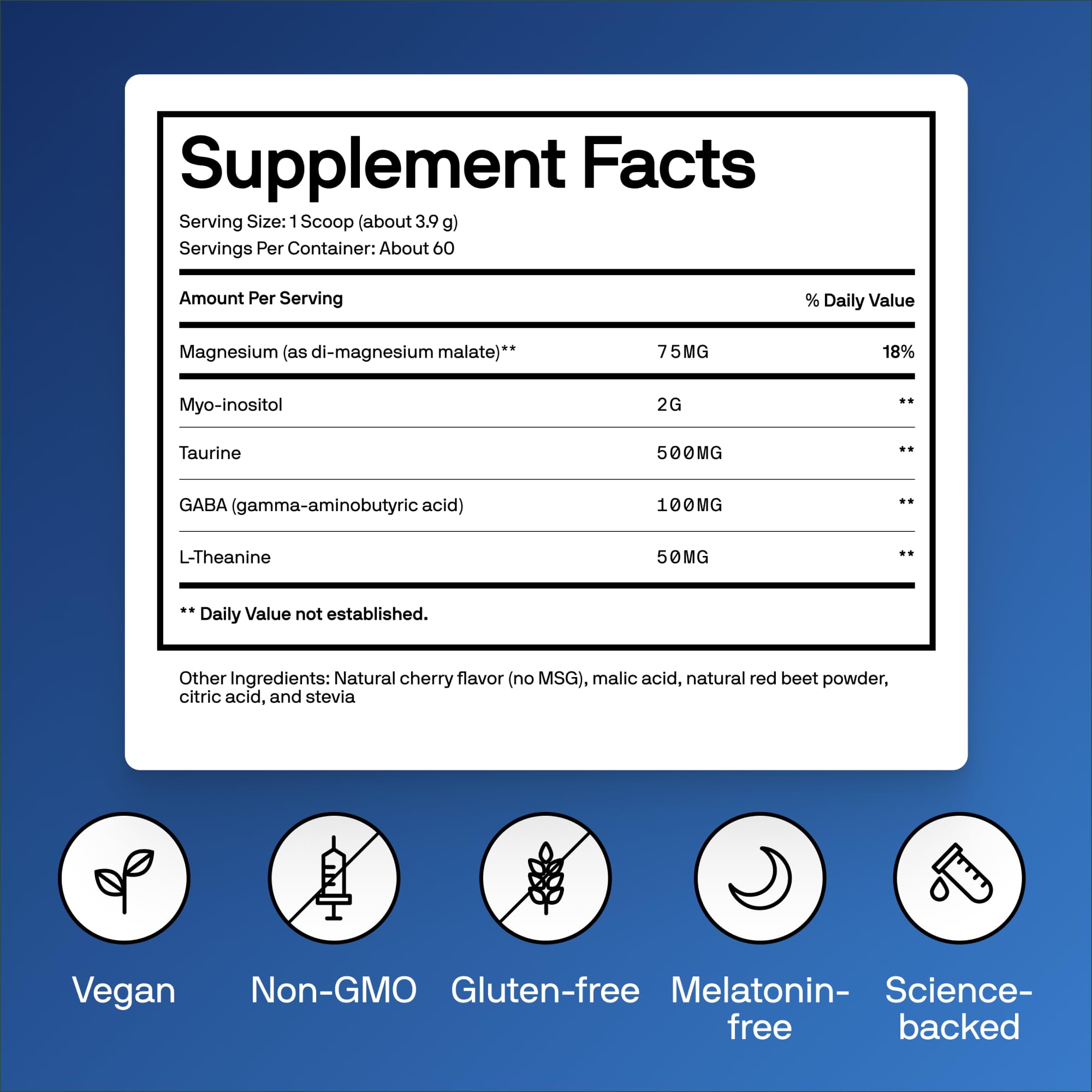 nutrient-rich drink mix for stress relief