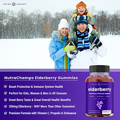 nutrient-rich elderberry gummy supplements