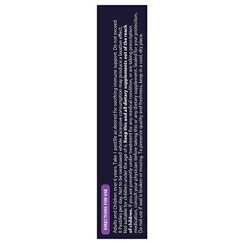 nutrient-rich elderberry throat lozenges