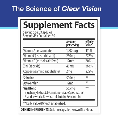 Nutrient-rich formula for optimal eyesight