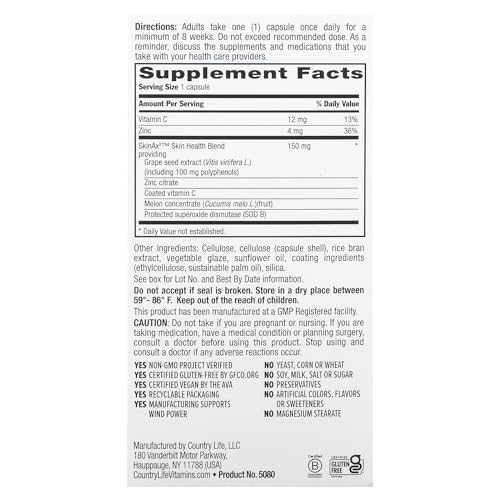 nutrient-rich formula for skin support