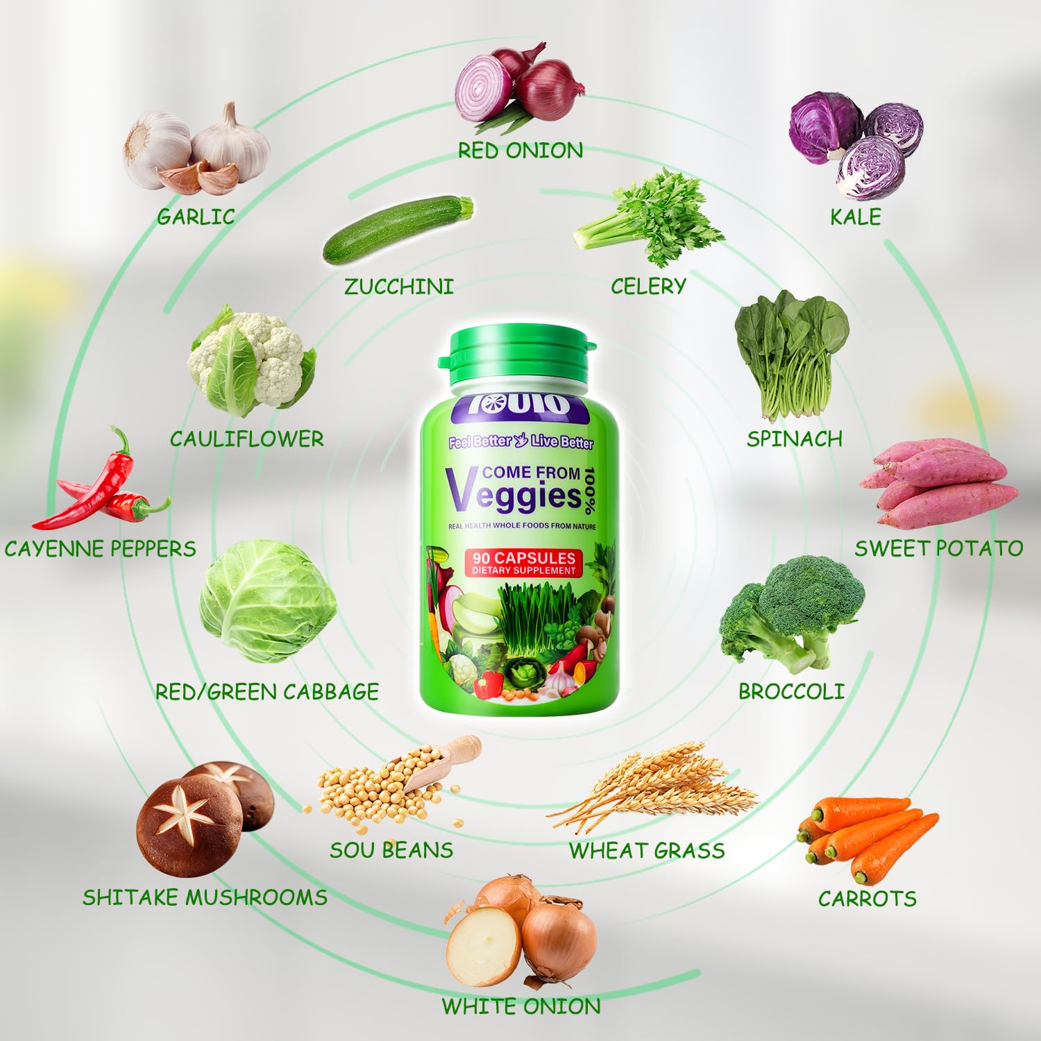 nutrient-rich fruit and veggie capsules