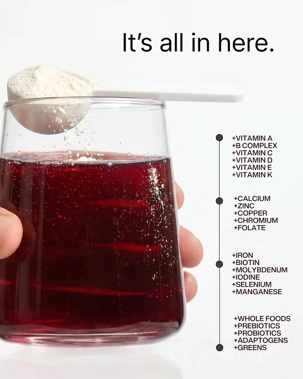nutrient-rich fruit punch supplement